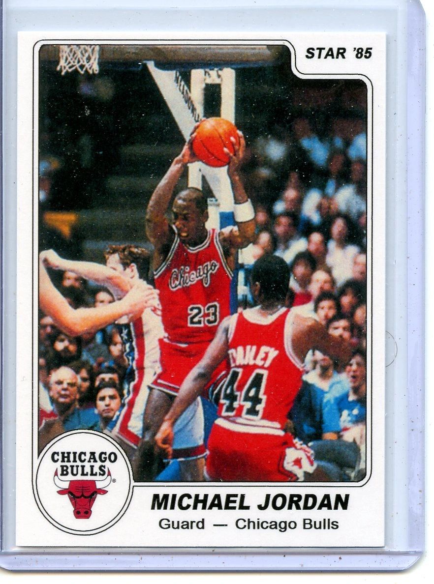 J35 - MICHAEL JORDAN – 1985 STAR WHITE VARIATION – ROOKIE CARD #101 ...