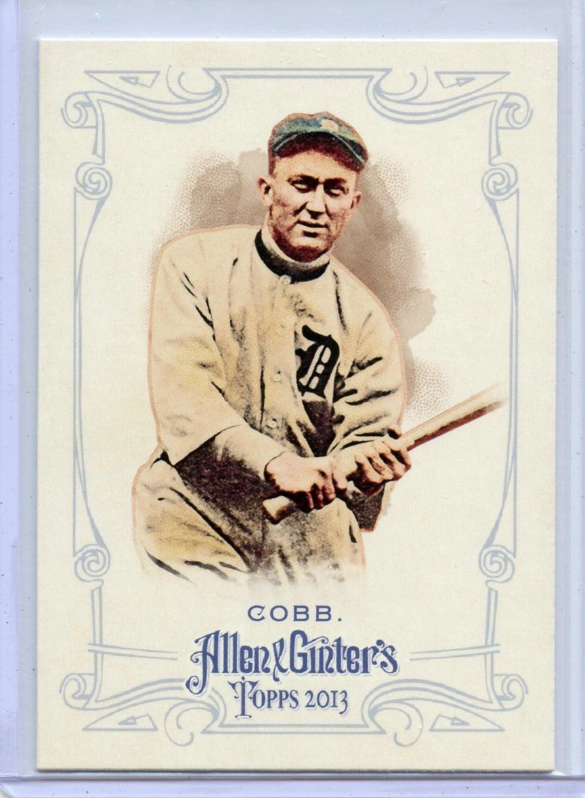 TY COBB - A2612 - TIGERS -BASEBALL CARD AS PICTURED