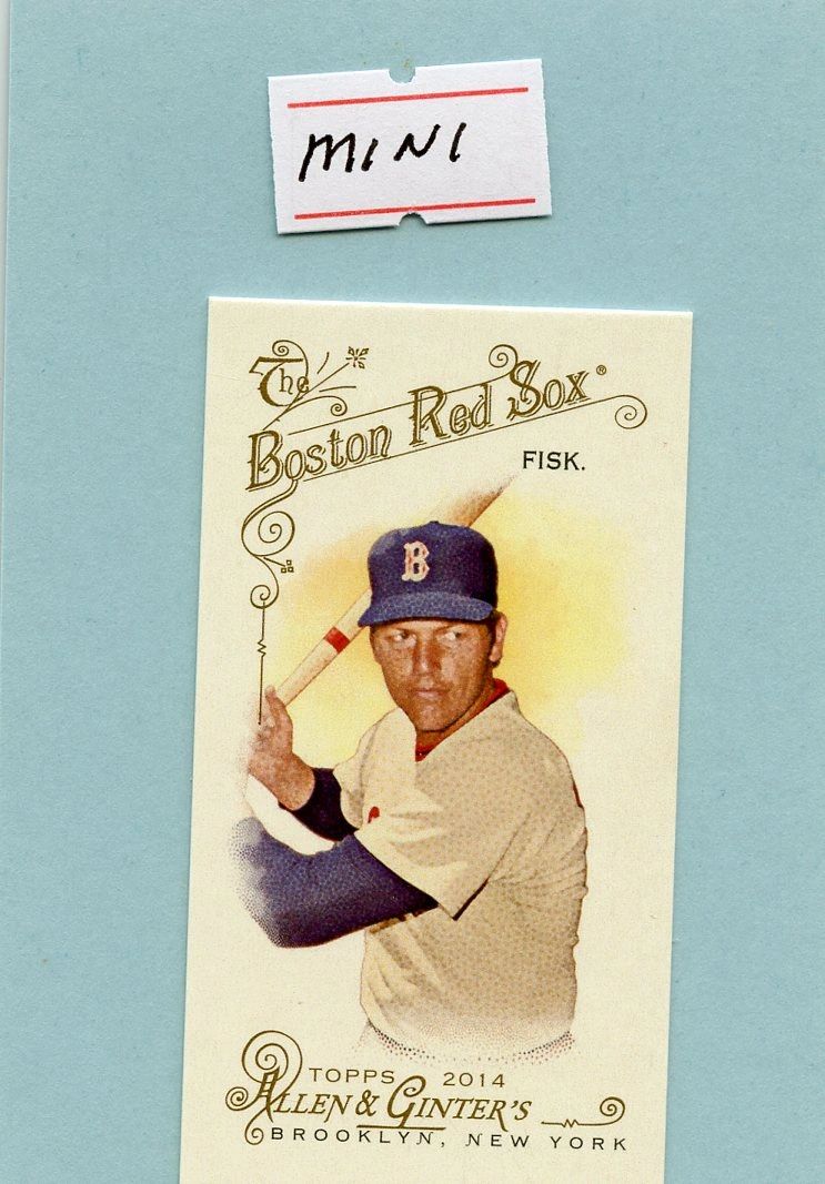 A12380 - CARLTON FISK - RED SOX - MINI CARD AS PICTURED
