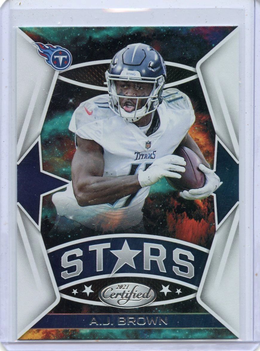 A10209 - AJ BROWN - TITANS - FOOTBALL CARD AS PICTURED