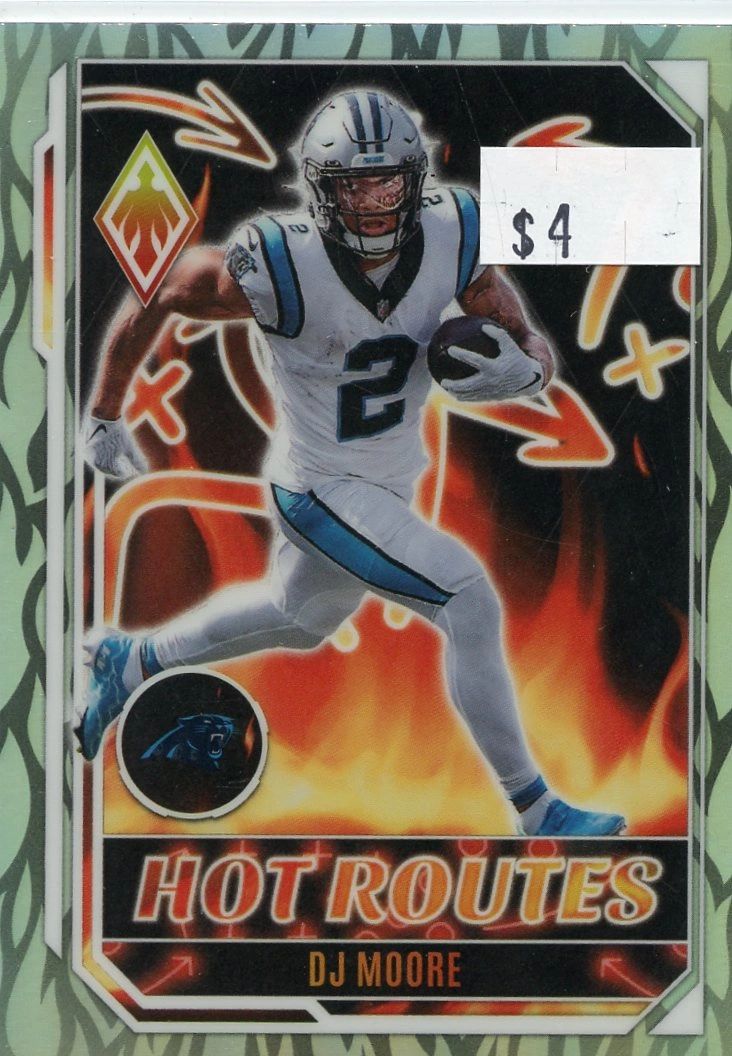 A10804 - DJ MOORE - PANTHERS - HOT ROOKIES INSERT CARD AS PICTURED