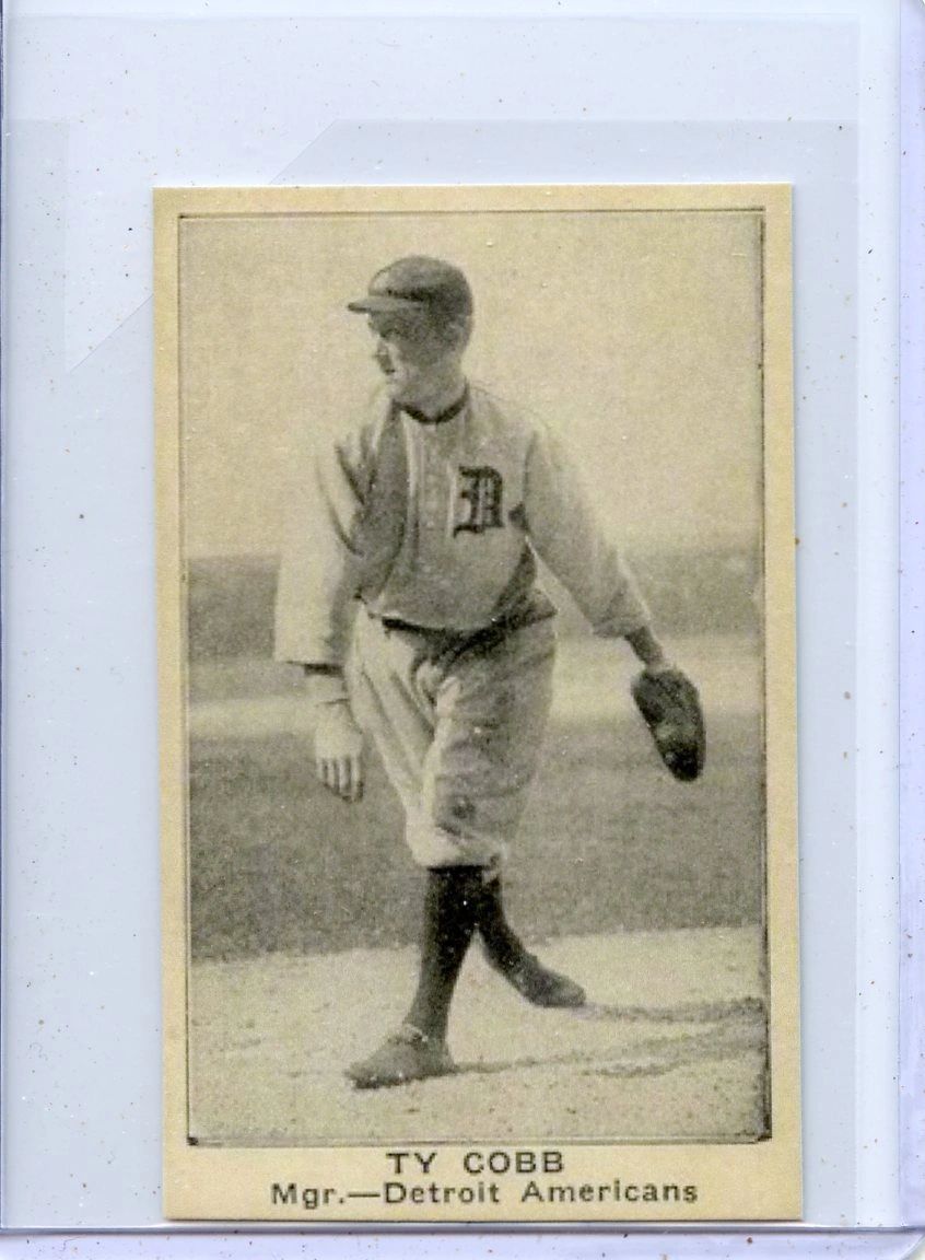 C22 - TY COBB – 1921 E121 HENRY JOHNSON WHOLESALE CONFECTIONER - REPRINT