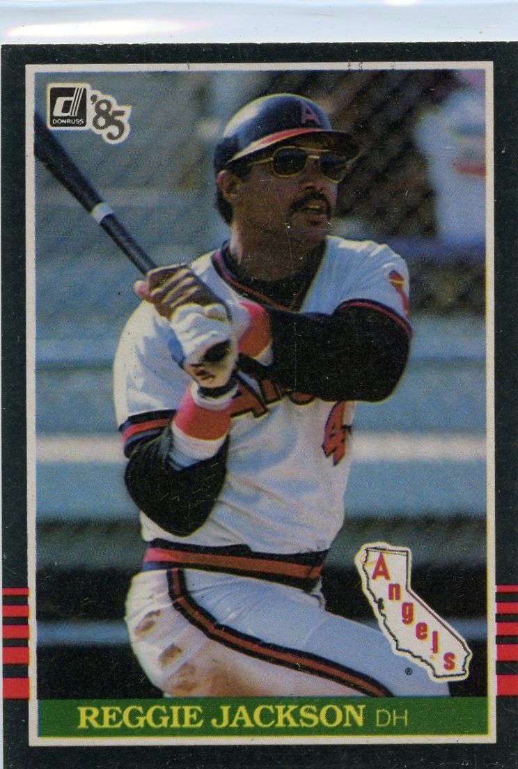 A14126 - REGGIE JACKSON - ANGELS - BASEBALL CARD AS PICTURED