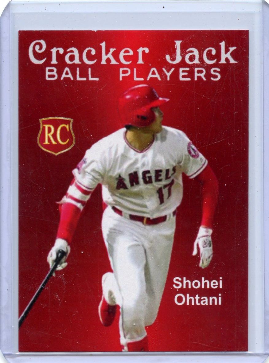 J1570 - SHOHEI OHTANI - 2018 CRACKER JACK ROOKIE CARD
