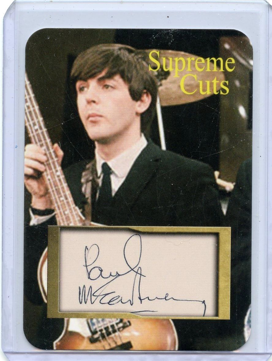 J1576 - PAUL McCARTNEY - BEATLES - 2012 SUPREME CUTS - FACSIMILE ...
