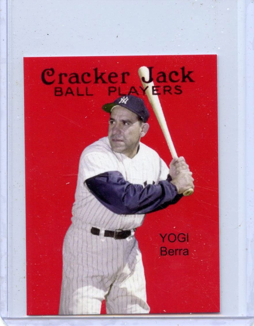 J1631 - YOGI BERRA - YANKEES - 2023 CRACKER JACK ROOKIE CARD #235
