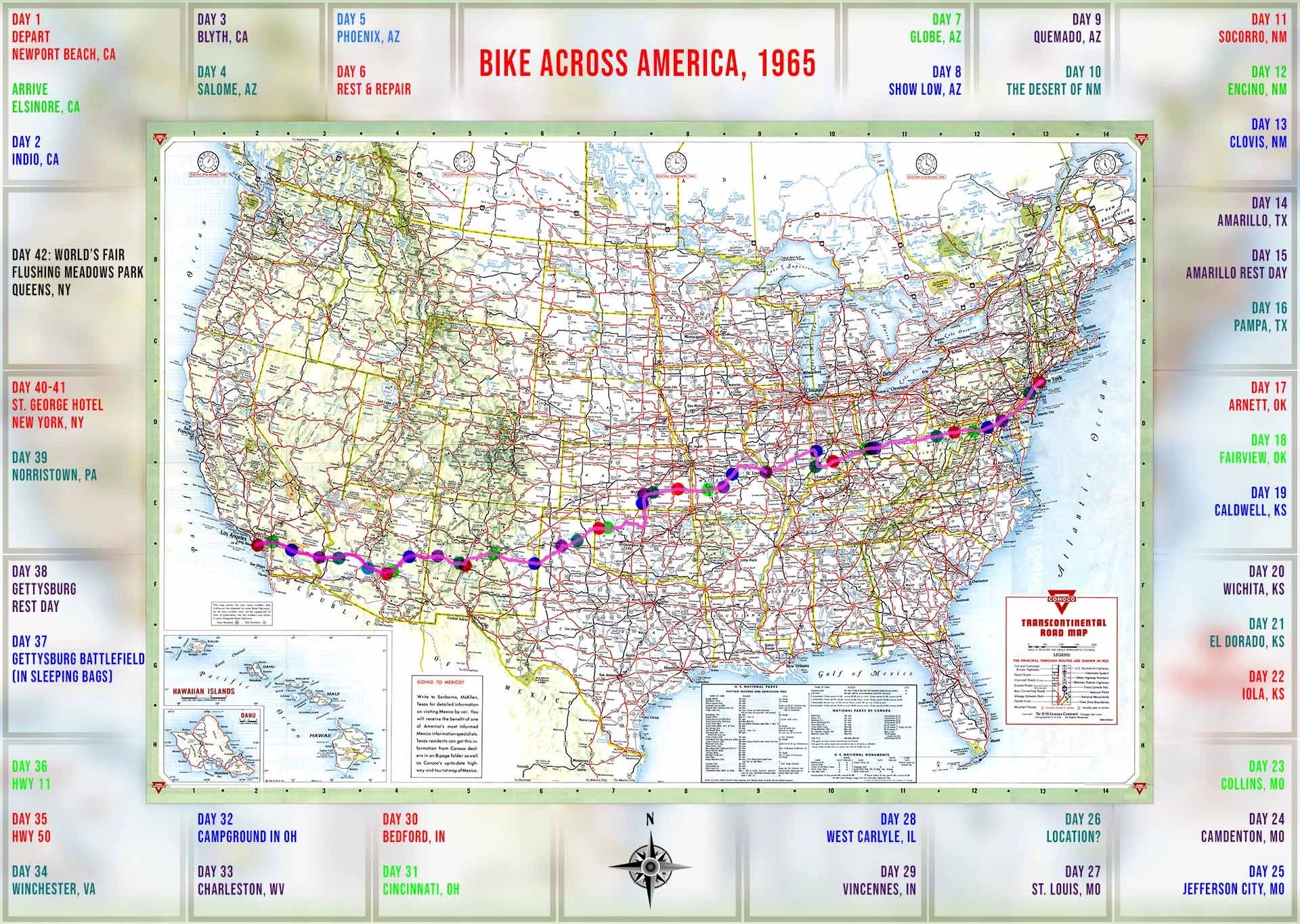 Bike Across America - Bike Across America, Bike, Norm Hansen