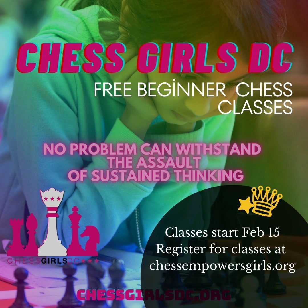 Chess Girls DC Launches Beginner Chess Classes