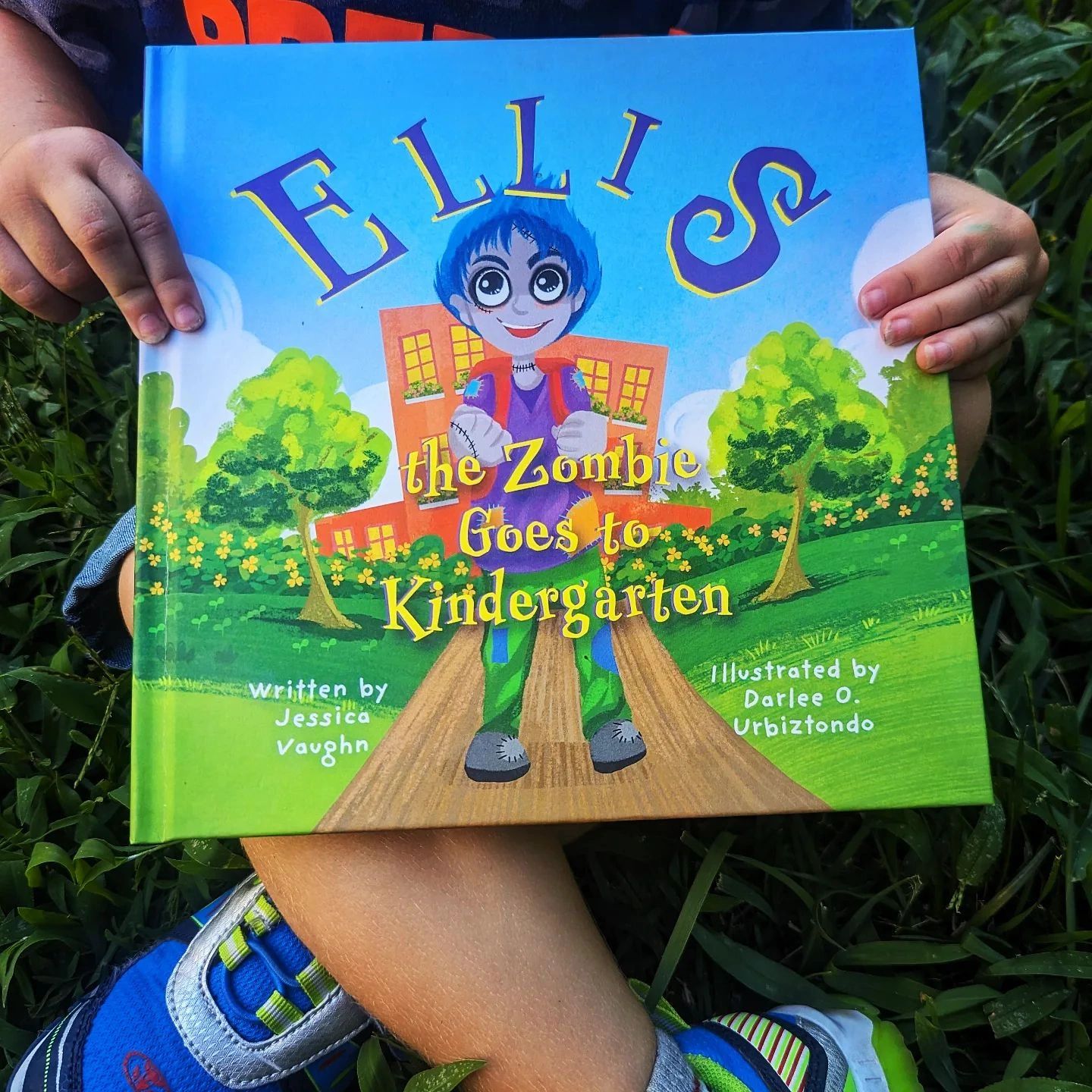 Ellis the Zombie - Kindergarten Books for Boys, Kids Zombie Books, Kids ...