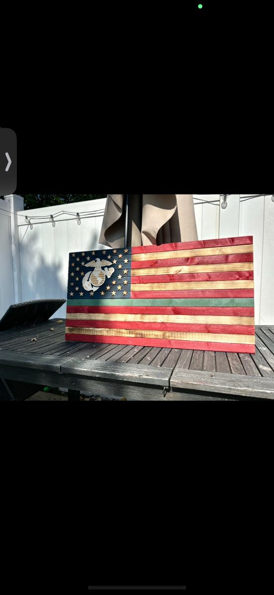 Large Military Green line