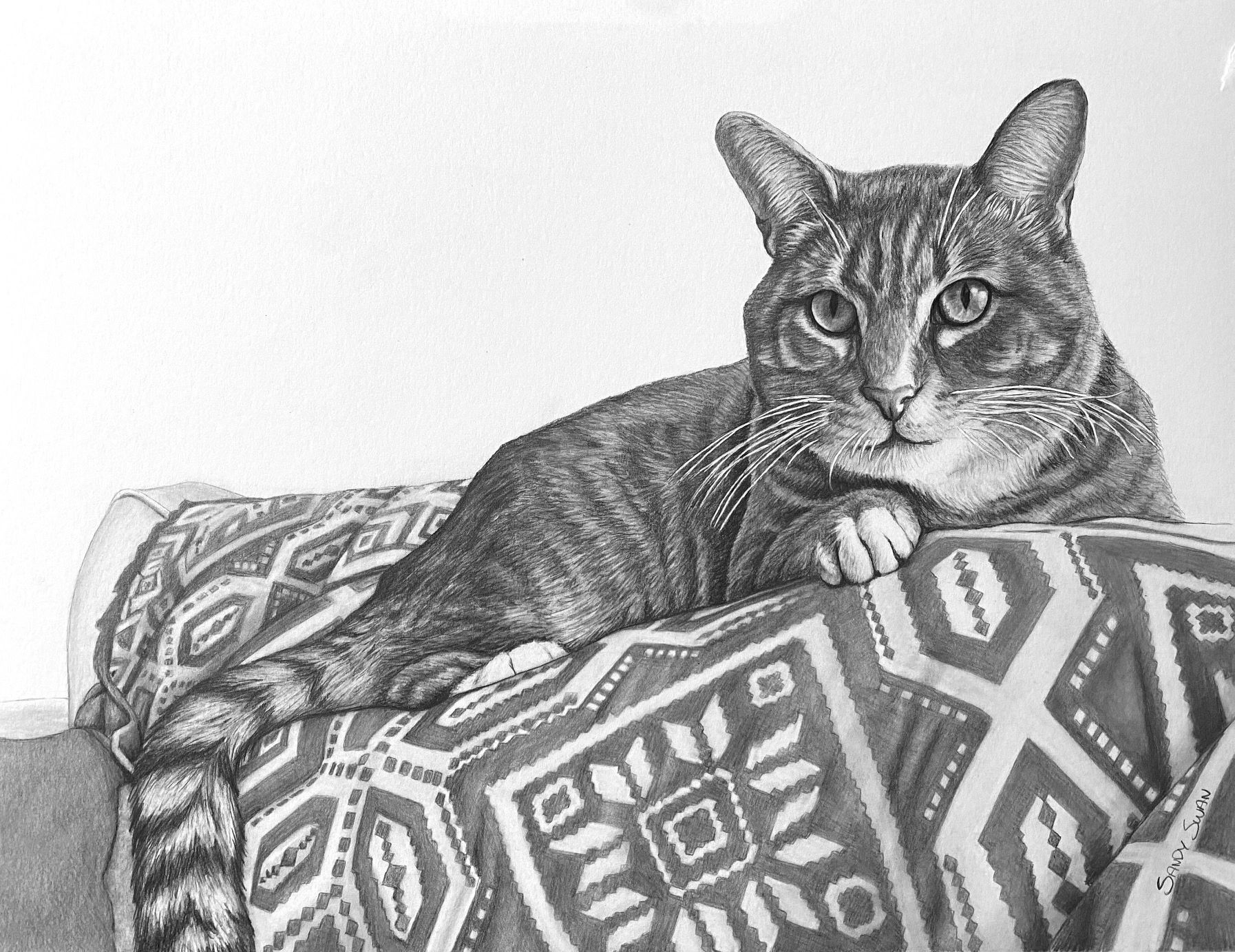 Sandy Swan - Custom Artwork, Art Commissions, Custom Drawings