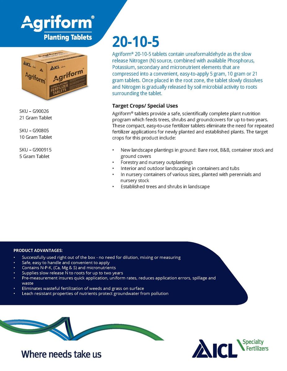 30 Fertilizer Tablets - 21 gram