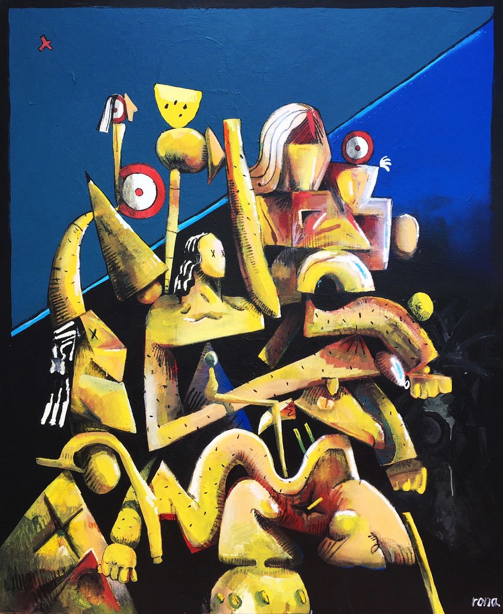 7 Figures, 51x62”