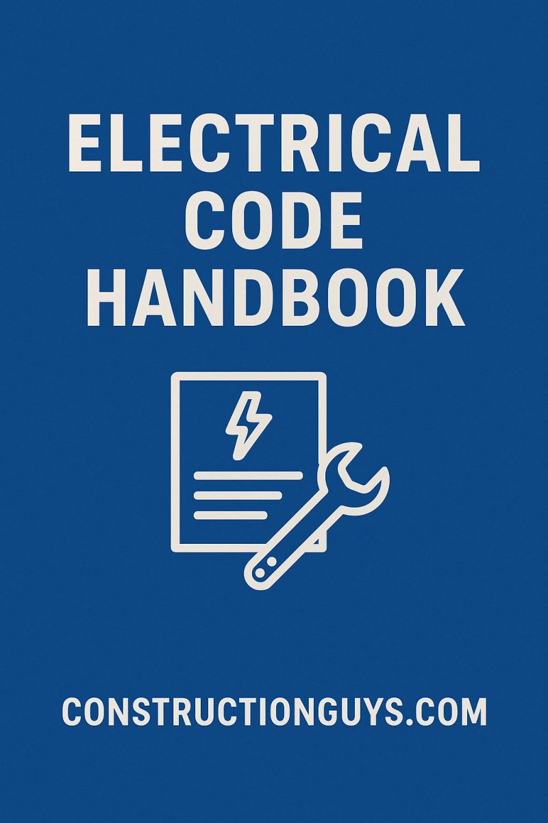 2025 San Francisco Electrical Code Handbook – ConstructionGuys.com Edition