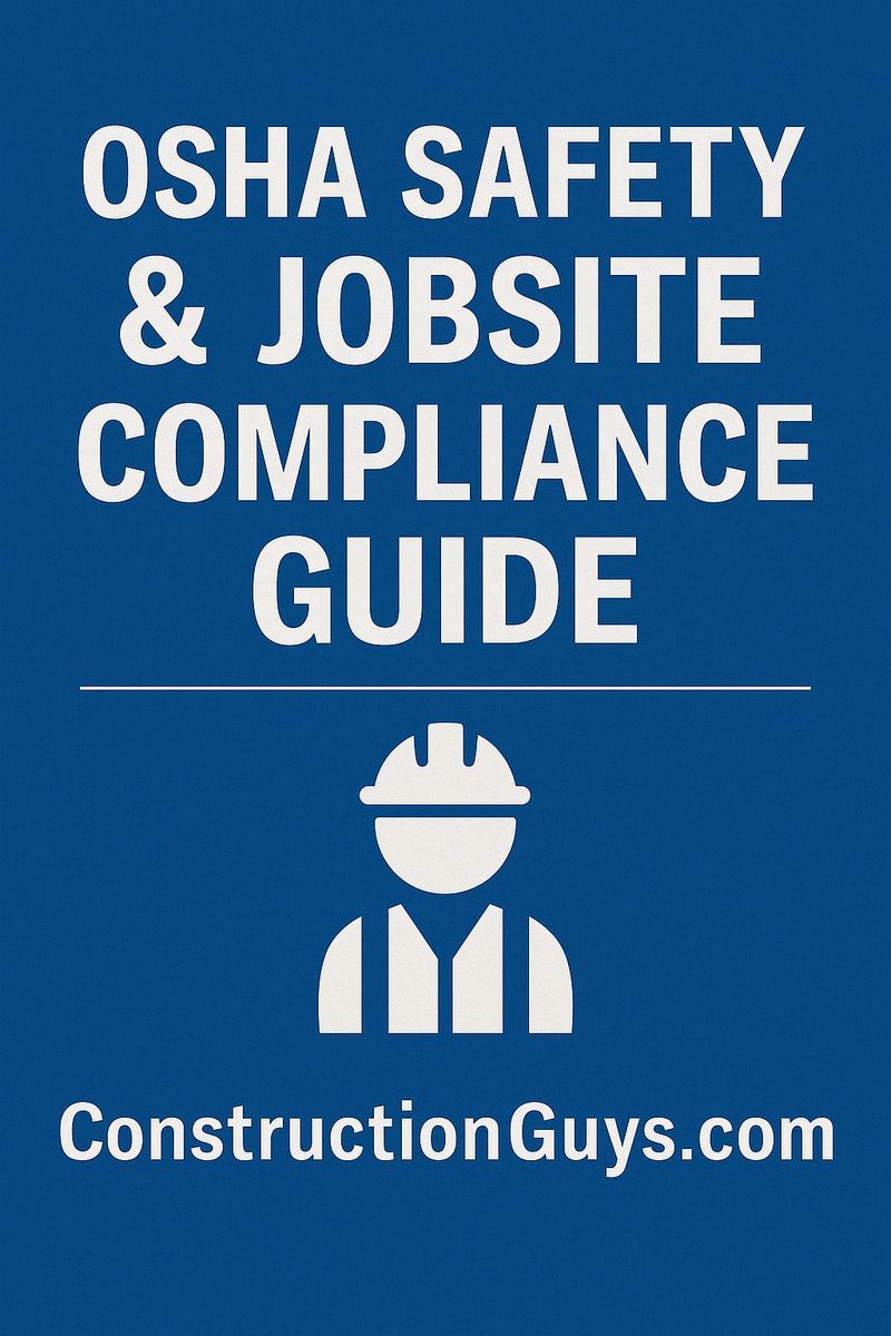 OSHA Safety & Jobsite Compliance Guide