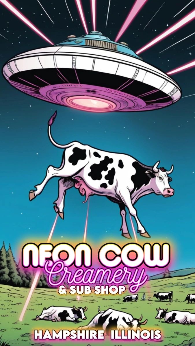 Neon Cow Creamery and Sub Shop
