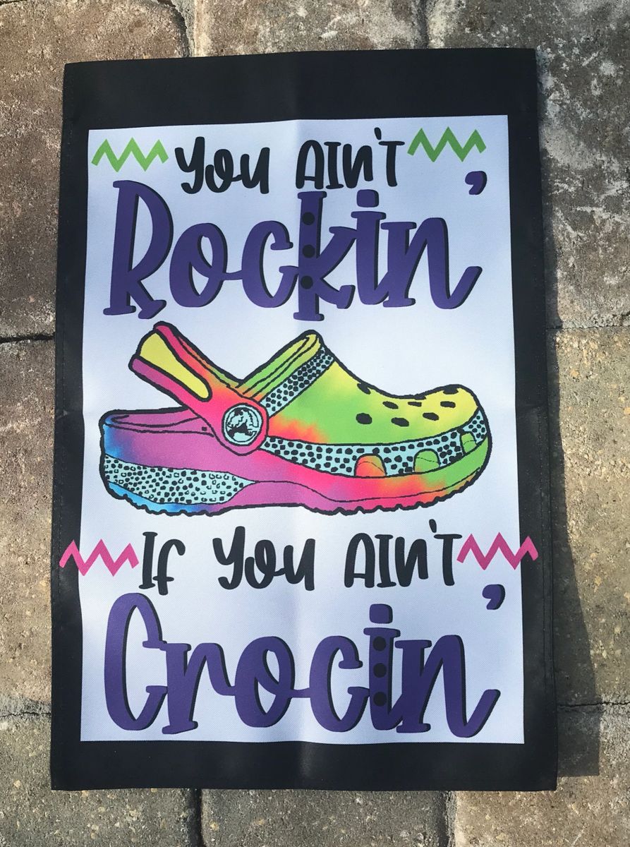 Rockin Crocs Flag