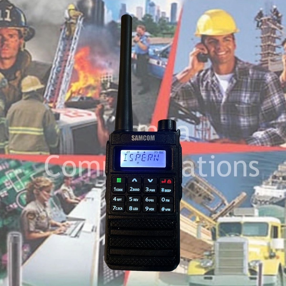 CP-428 by SAMCOM 200 channel UHF Professional 2-way Radio
