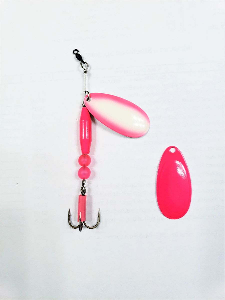5.0 Steelhead Metal & UV Painted Spinners