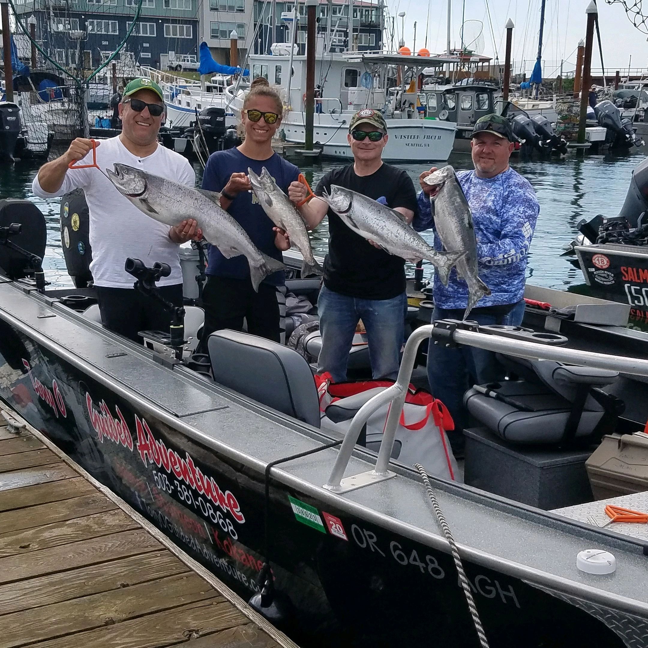 Fishing with McOmie's Custom Lures | UV Salmon Spoons