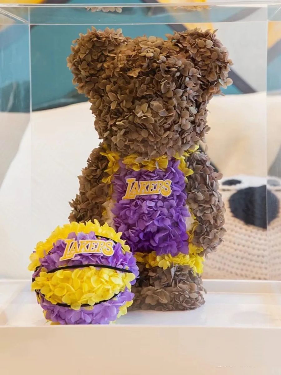 Basketball Bearbrick Preserved Flower