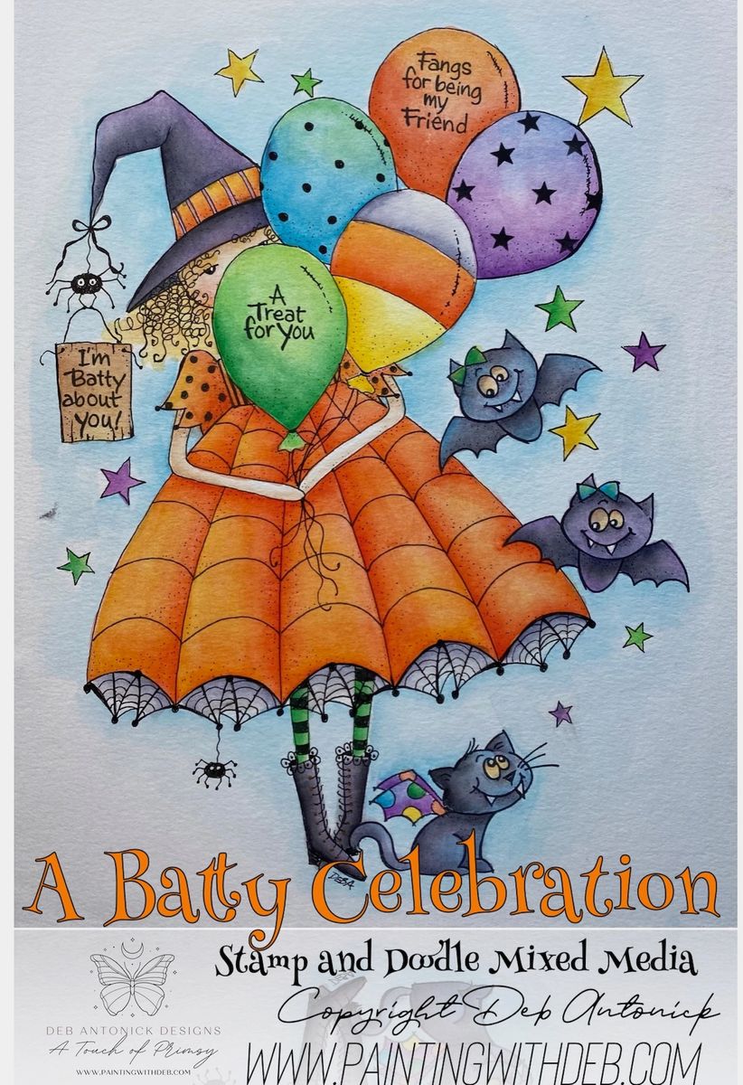 A Batty Celebration E-Pattern (Stamps required)