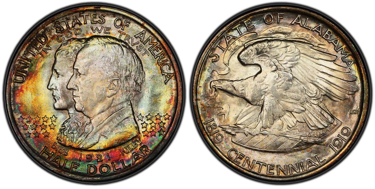 1921 Alabama Plain PCGS MS66+ Ex Bingham (This Coin Has Been Sold)