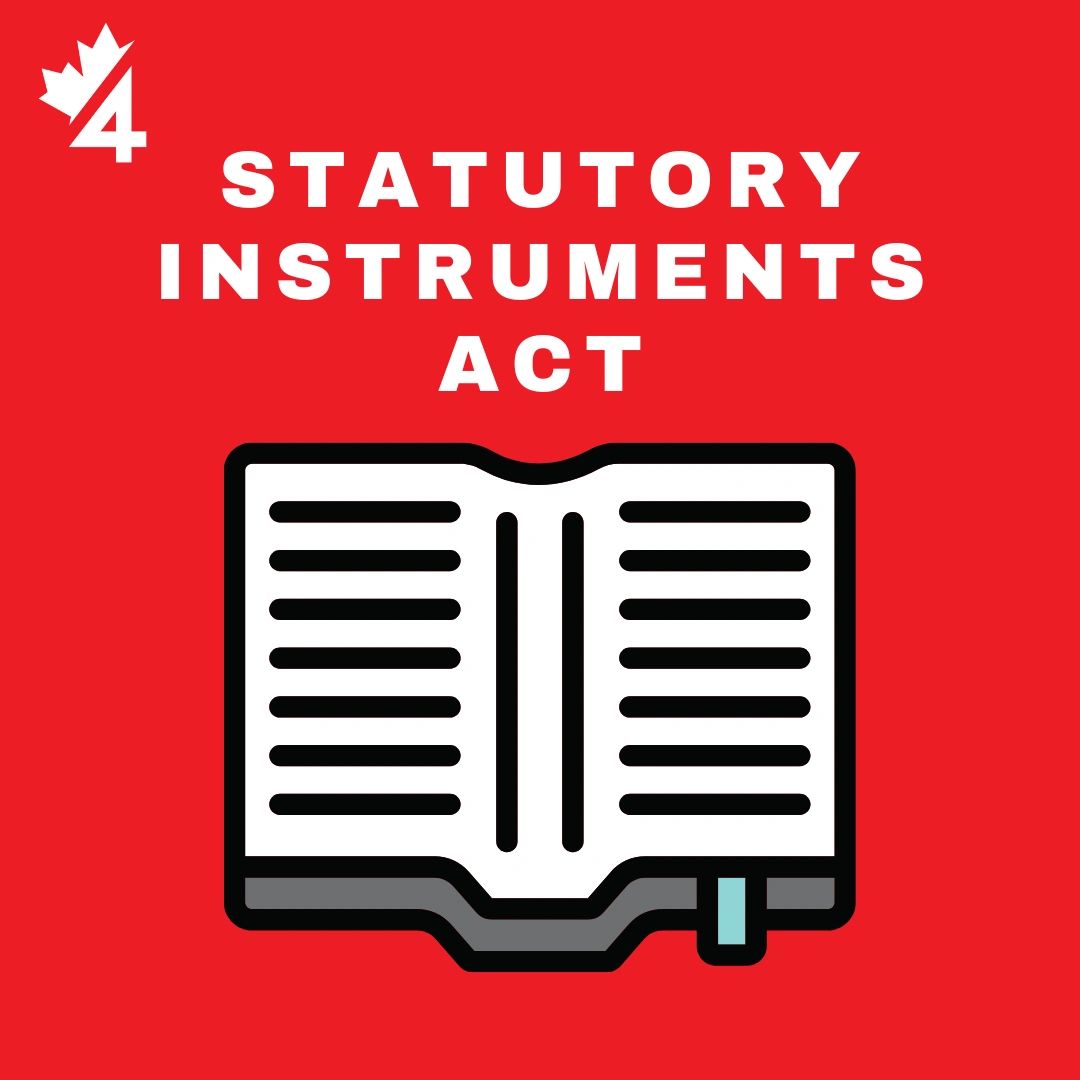 What is the Statutory Instruments Act?