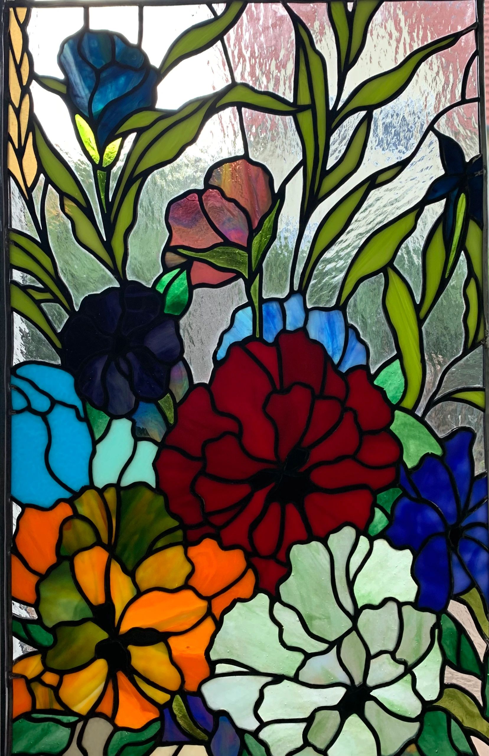 Custom Stained Glass - Bending Rays Glassworks