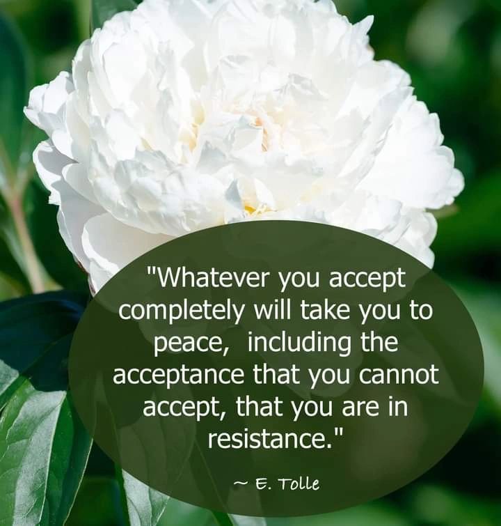 Acceptance is the Key for Being Content and at Peace