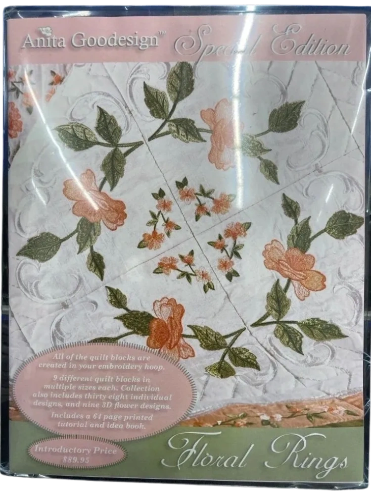 Anita Goodesign Special Edition Floral Rings