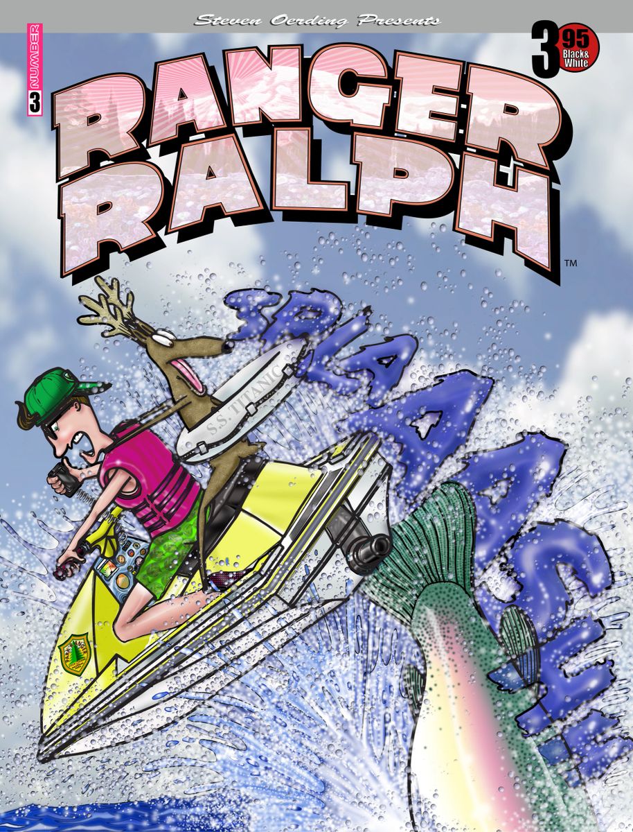 Ranger Ralph Comic #3 B&W 24 pg.+cvr. ©2000, 2022, 2nd printing 1500 copies