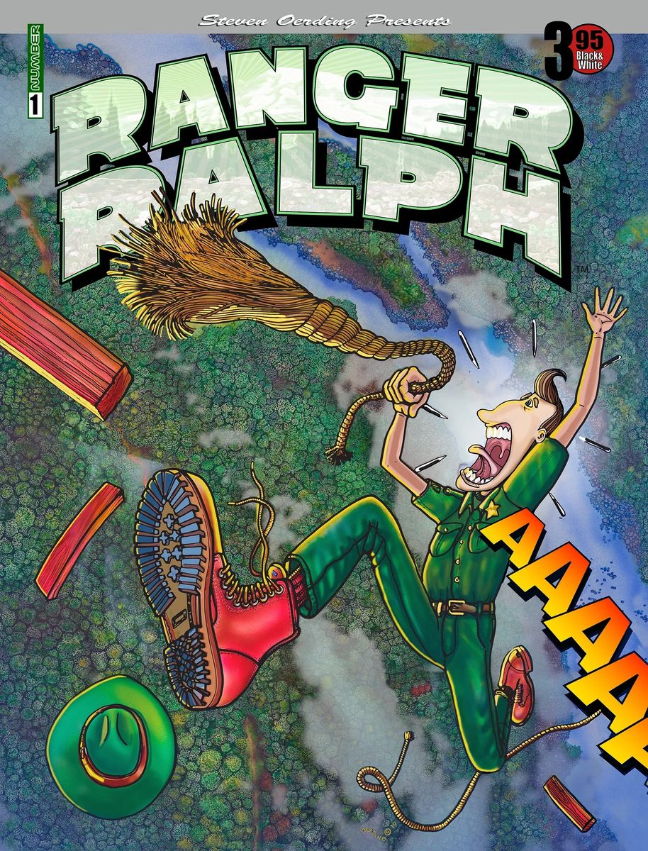 Ranger Ralph Comic #1 B&W 24 pg.+cvr. ©1996, 2022, 2nd printing 1500 copies