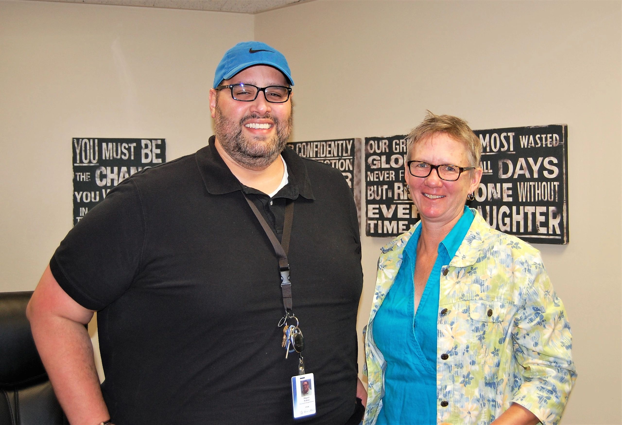 Carrie with Miguel Rullan