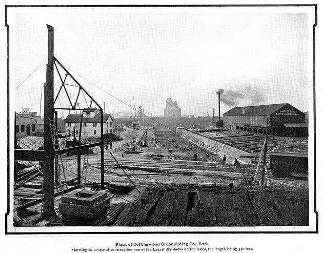 EVOLUTION OF THE COLLINGWOOD SHIPYARD LAND AND HARBOUR