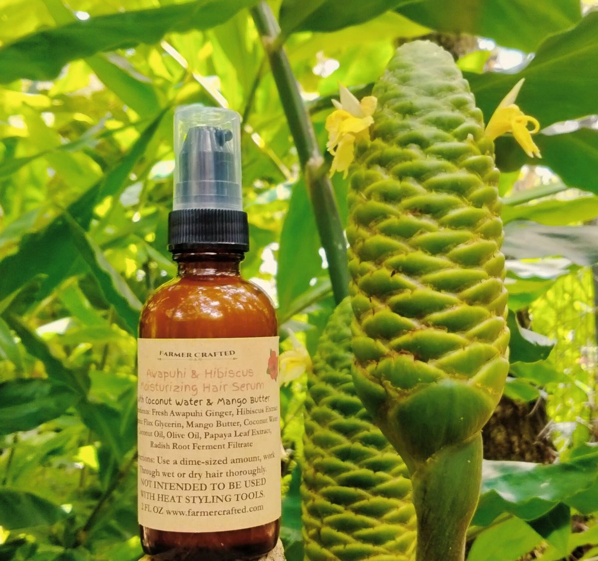 Awapuhi & HIbiscus Moisturizing Hair Serum with Mango Butter and Papaya ...
