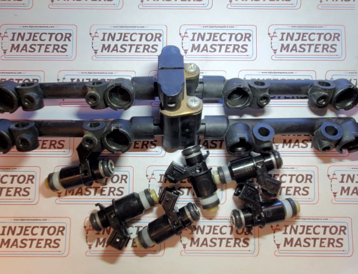 6pcs Suzuki Motorcycle OEM 15710-14G00 Fuel Injector Replacement Set