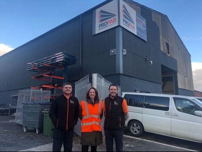 ProFab Engineering Welcomes Local MP Lola McEvoy to Our Darlingto
