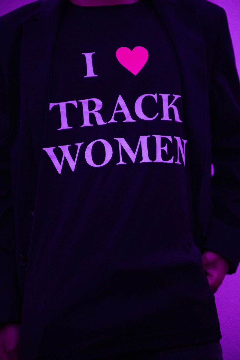 I Love Track Women Tee