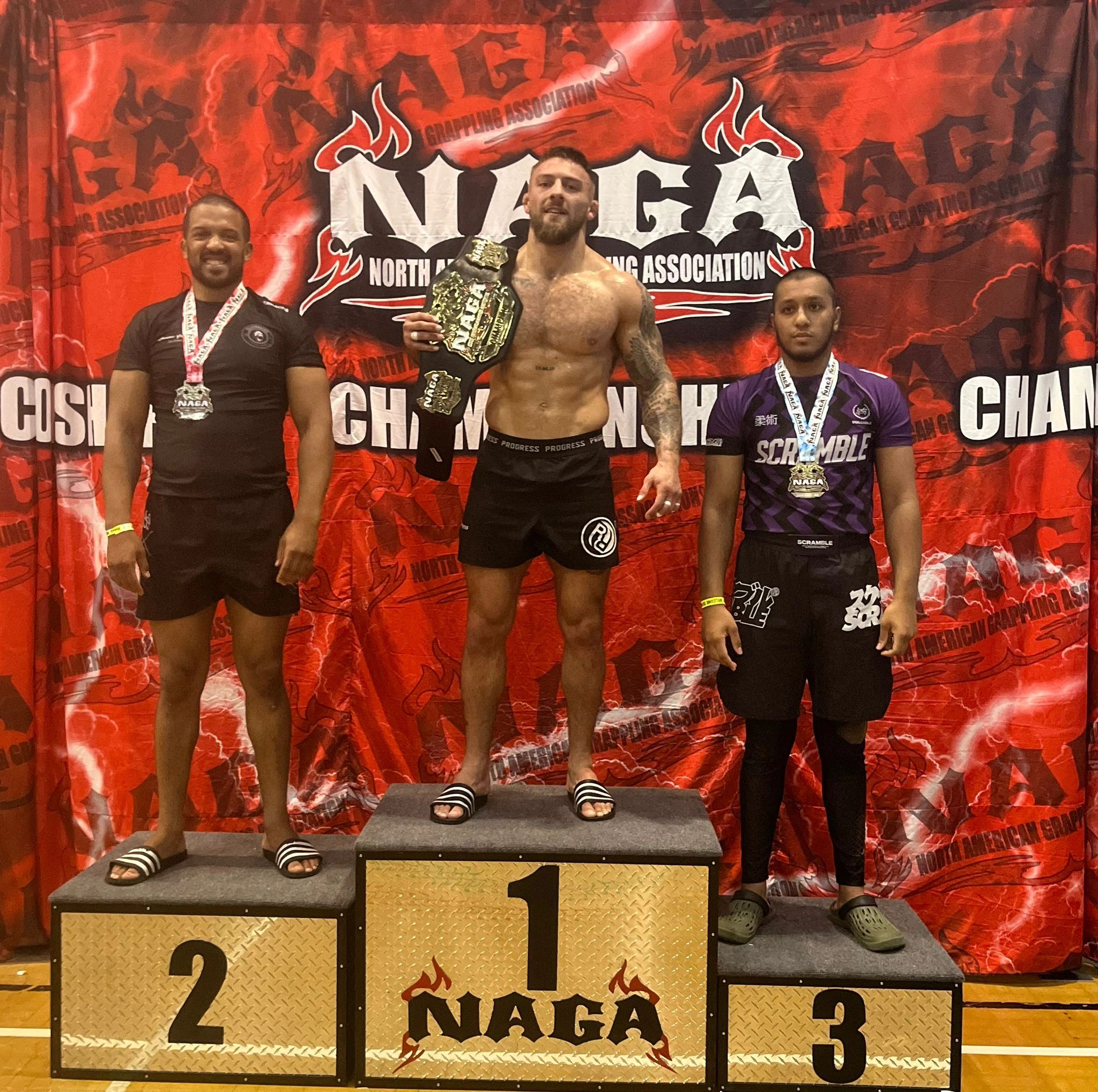 Mark takes the belt at NAGA UK!