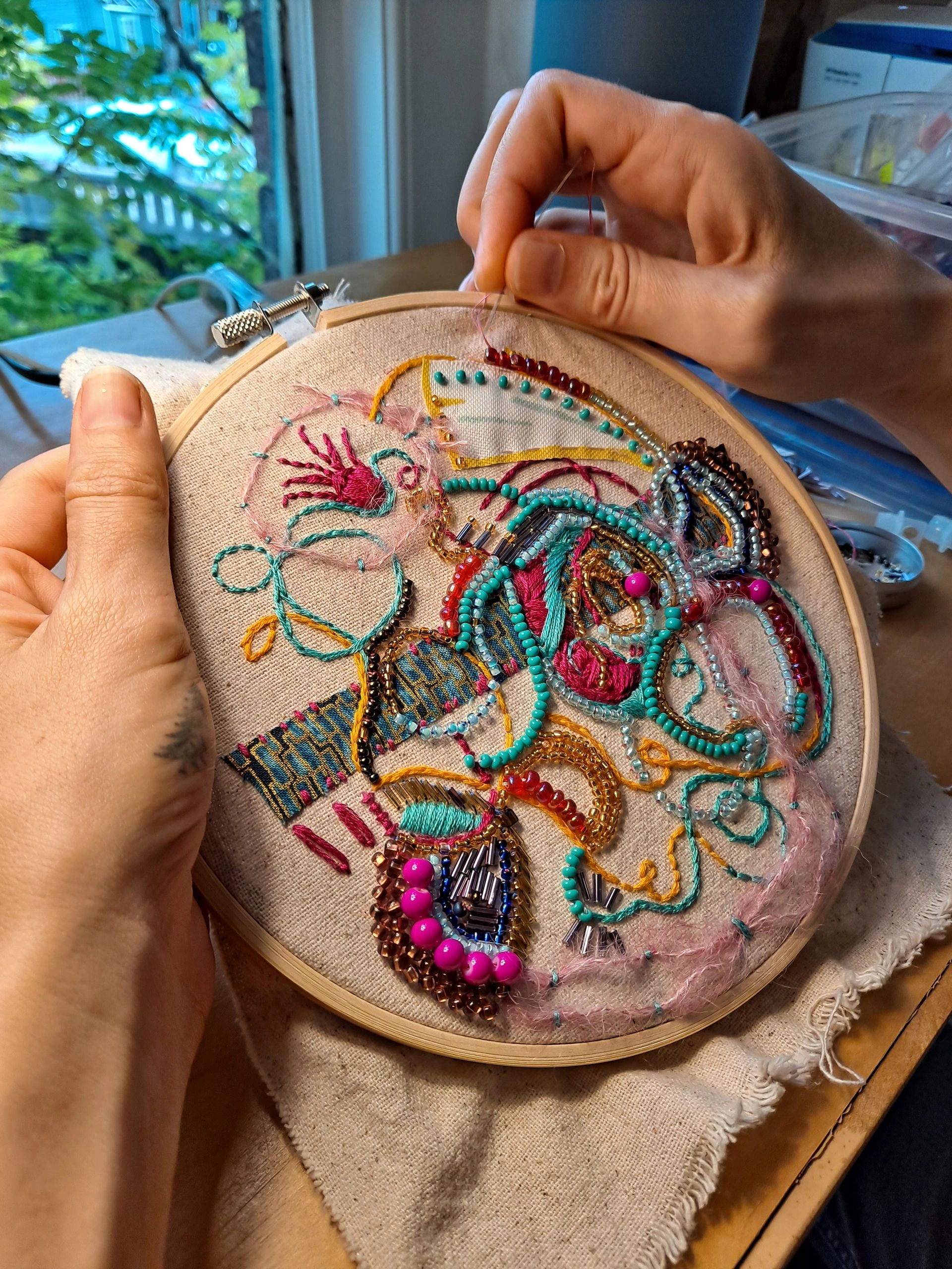 Intuitive Embroidery Workshop with Sofia Trovato