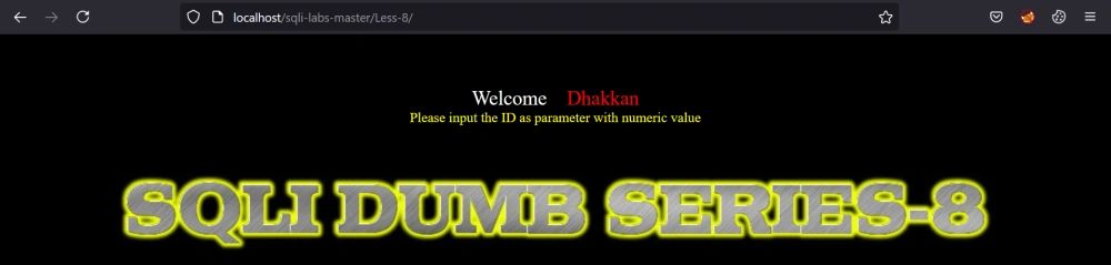 Lesson 8 Get Blind Boolean Based Sql Injection Sqli