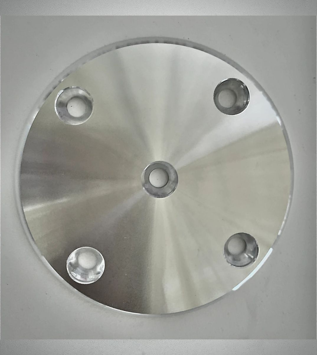 Base plate. 4 inch 4 hole ANODIZED