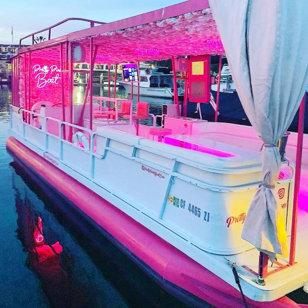 Pretty Pink Boat