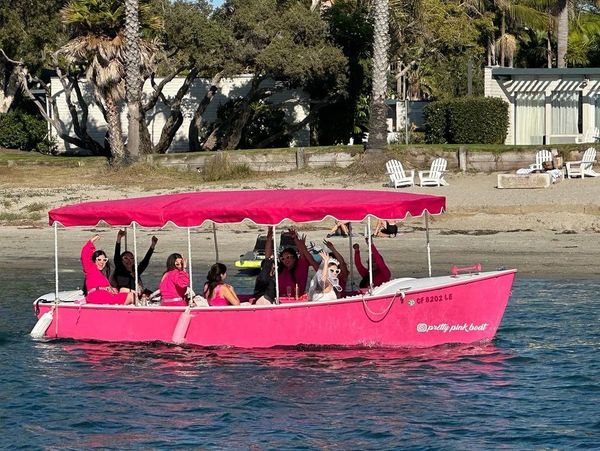 Pretty Pink Boat