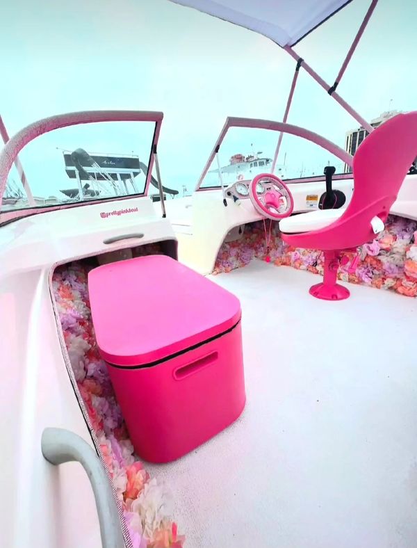 Pretty Pink Boat