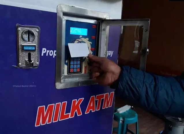 World's first milk ATM