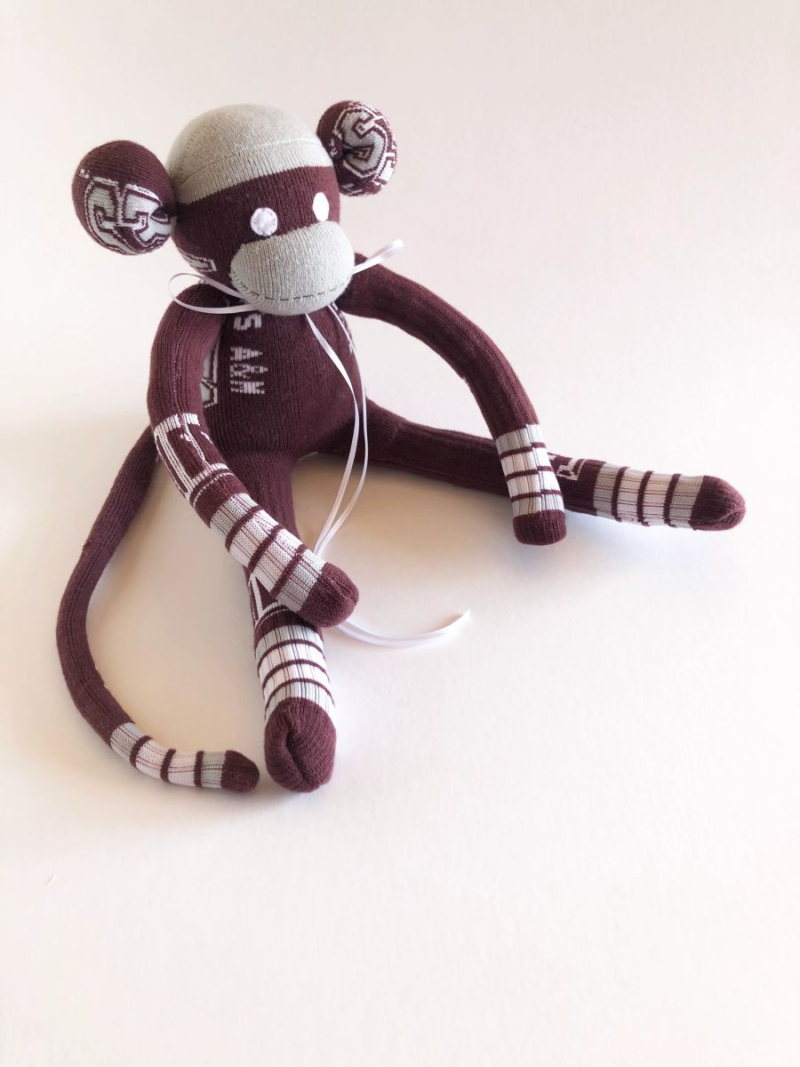 Texas A and M University - Sock Monkey - A&M - Aggies Plush - Burgundy ...