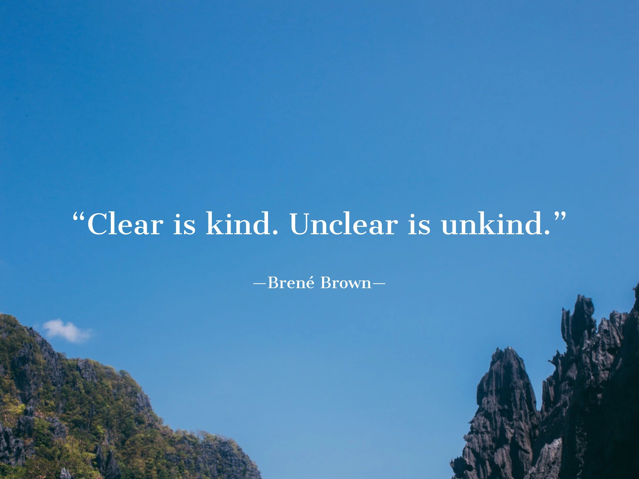 How can you model clarity in a time of great change?