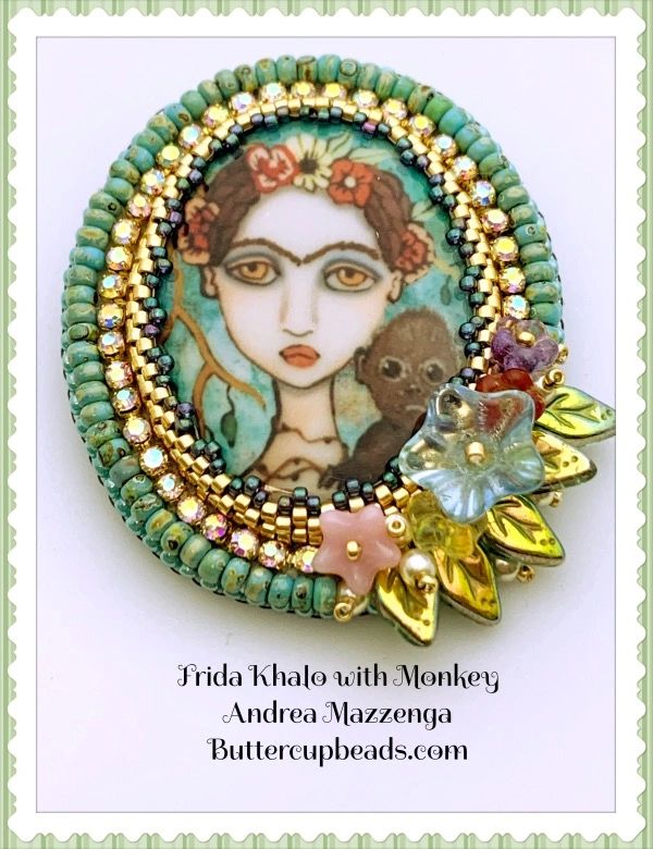 New! Painted Lady Bead Embroidery Kits
